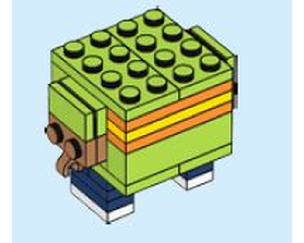 LEGO Set 41597-1-s2-1 Lime Torso with Dark Blue Pants (2018 Brickheadz ...