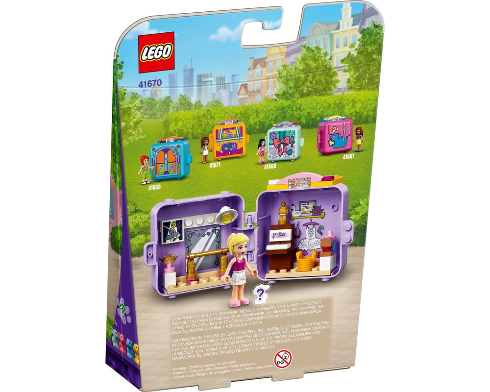 LEGO Set 41670-1 Stephanie's Ballet Cube (2021 Friends) | Rebrickable ...