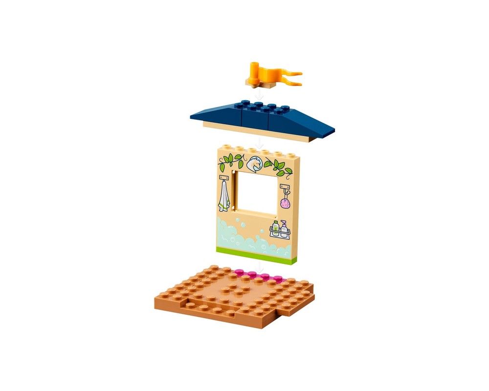 LEGO Set 41696-1 Pony-Washing Stable (2022 Friends) | Rebrickable ...
