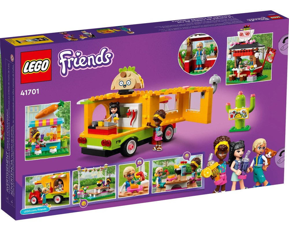 LEGO Set 41701-1 Street Food Market (2022 Friends) | Rebrickable ...