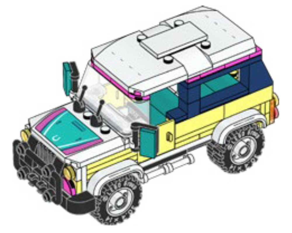 LEGO Set 41722-1-s1 SUV (2022 Friends) | Rebrickable - Build with LEGO