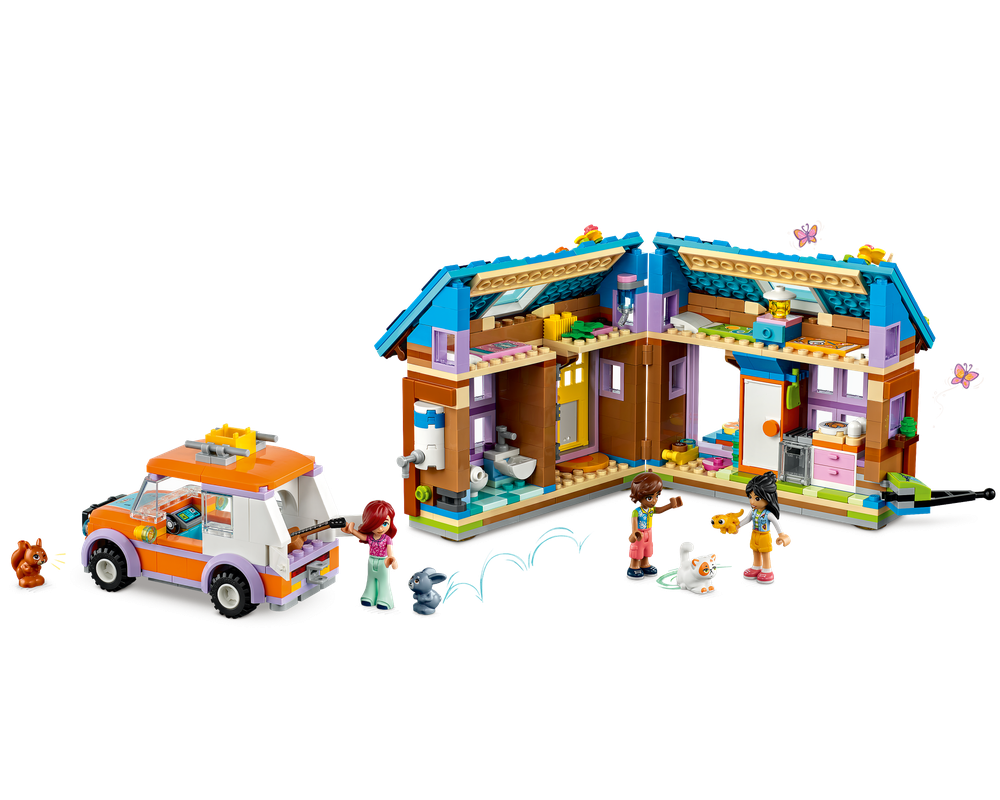 LEGO Set 41735-1 Mobile Tiny House (2023 Friends) | Rebrickable - Build ...