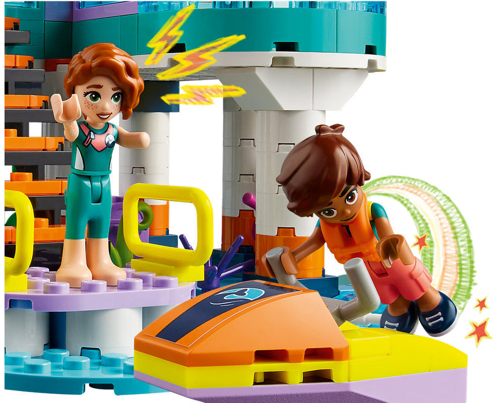 LEGO Set 41736-1 Sea Rescue Center (2023 Friends) | Rebrickable - Build ...