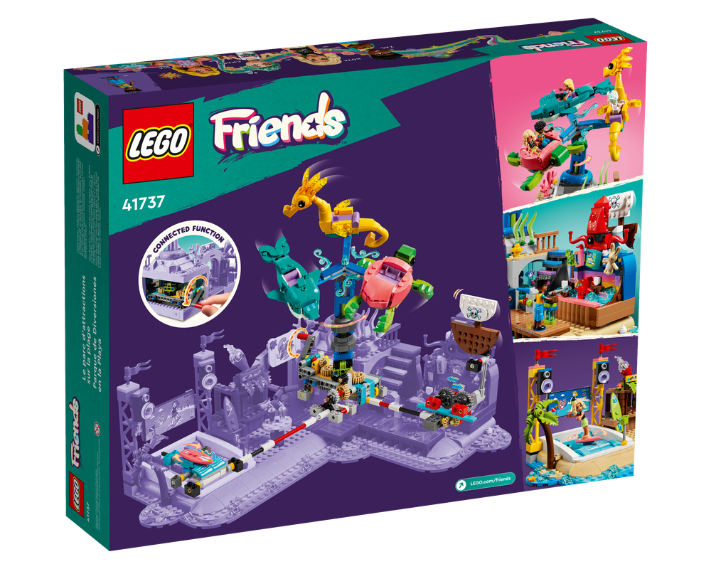LEGO Set 41737-1 Beach Amusement Park (2023 Friends) | Rebrickable ...