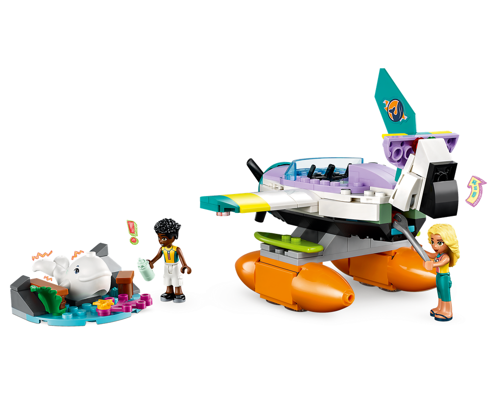LEGO Set 41752-1 Sea Rescue Plane (2023 Friends) | Rebrickable - Build ...