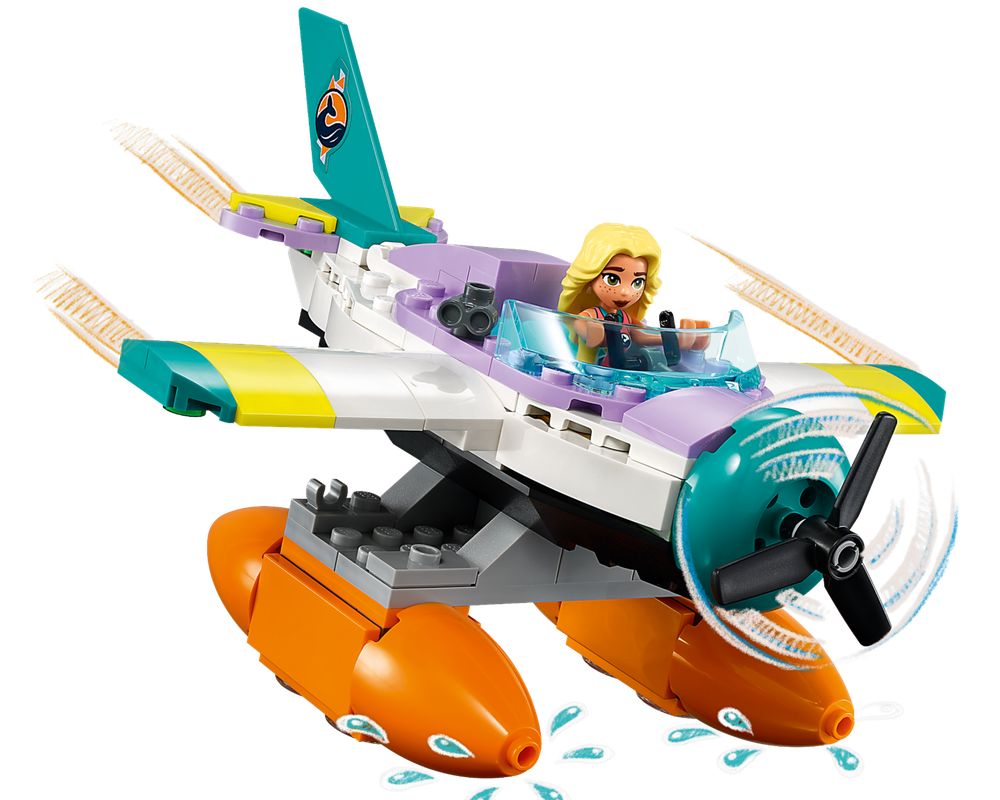 LEGO Set 41752-1 Sea Rescue Plane (2023 Friends) | Rebrickable - Build ...