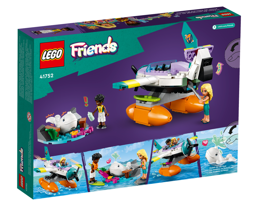 LEGO Set 41752-1 Sea Rescue Plane (2023 Friends) | Rebrickable - Build ...