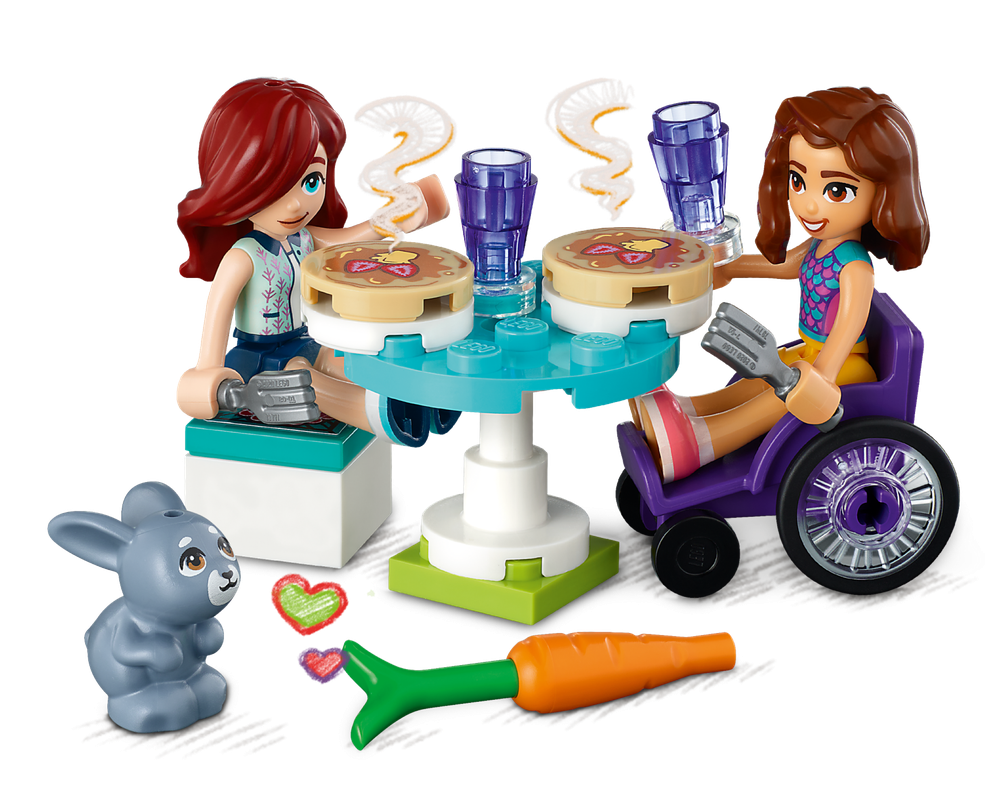 LEGO Set 41753-1 Pancake Shop (2023 Friends) | Rebrickable - Build with ...