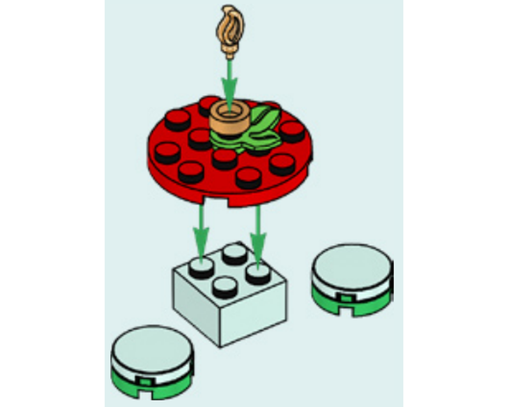 LEGO Set 41758-1-s16 2023 - Day 16: Table and Chairs (2023 Seasonal ...