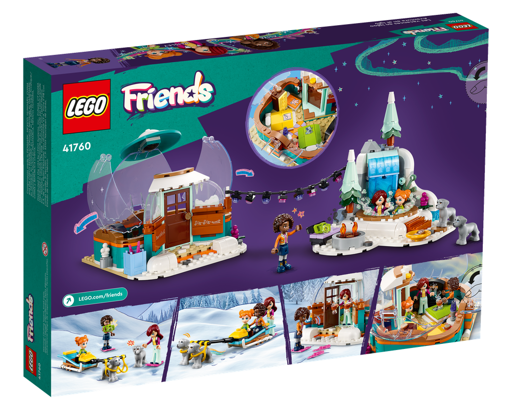 LEGO Set 41760-1 Igloo Holiday Adventure (2023 Friends) | Rebrickable ...