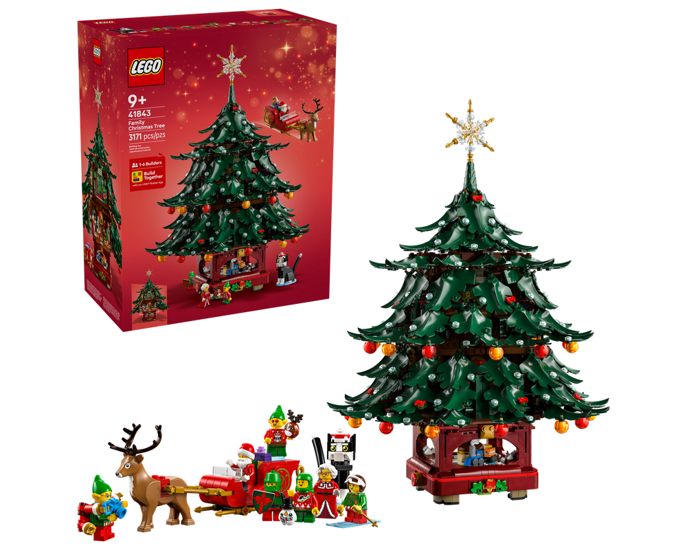 LEGO Set 41843-1 Family Christmas Tree Decoration (2025 Seasonal ...