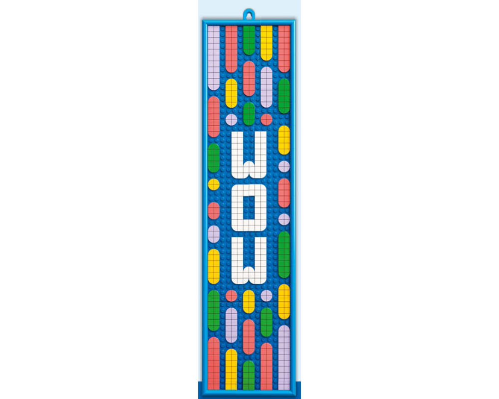 LEGO Set 41952-1-s3 Rectangle Message board (Portrait) (2022 DOTS ...
