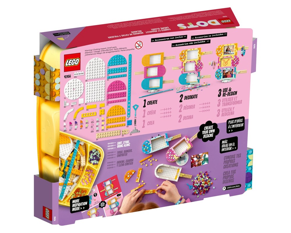 LEGO Set 41956-1 Picture Frames & Bracelet Ice Cream (2022 DOTS ...