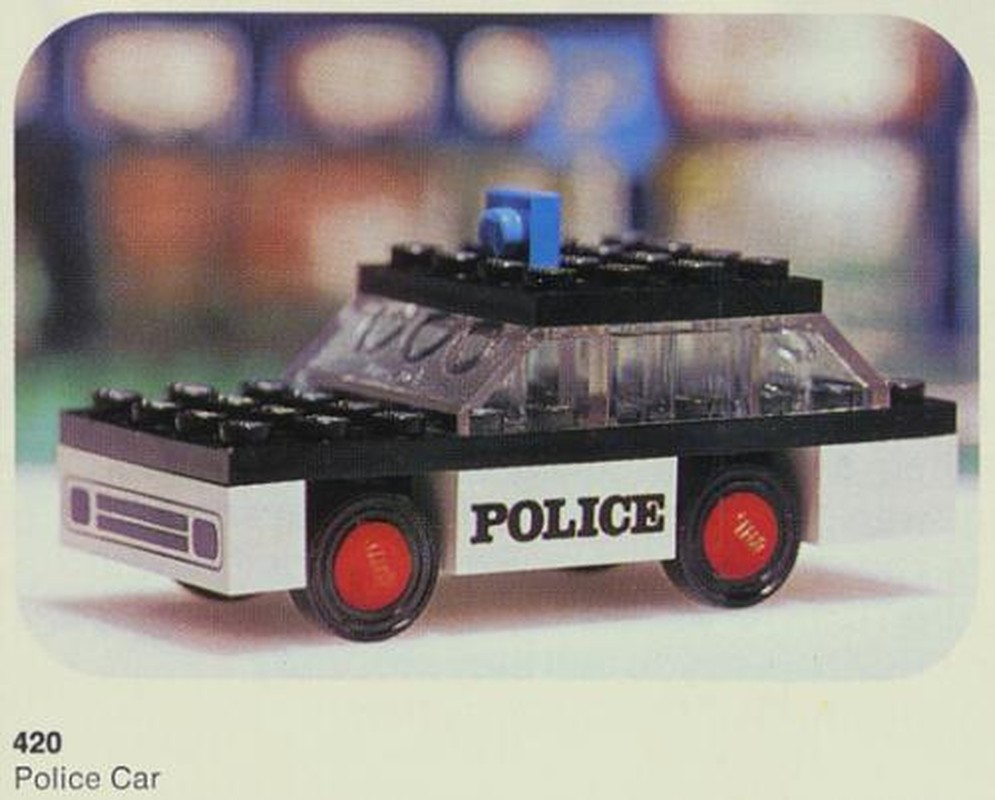 LEGO Set 420-1 Police Car (1973 Legoland > Police) | Rebrickable ...
