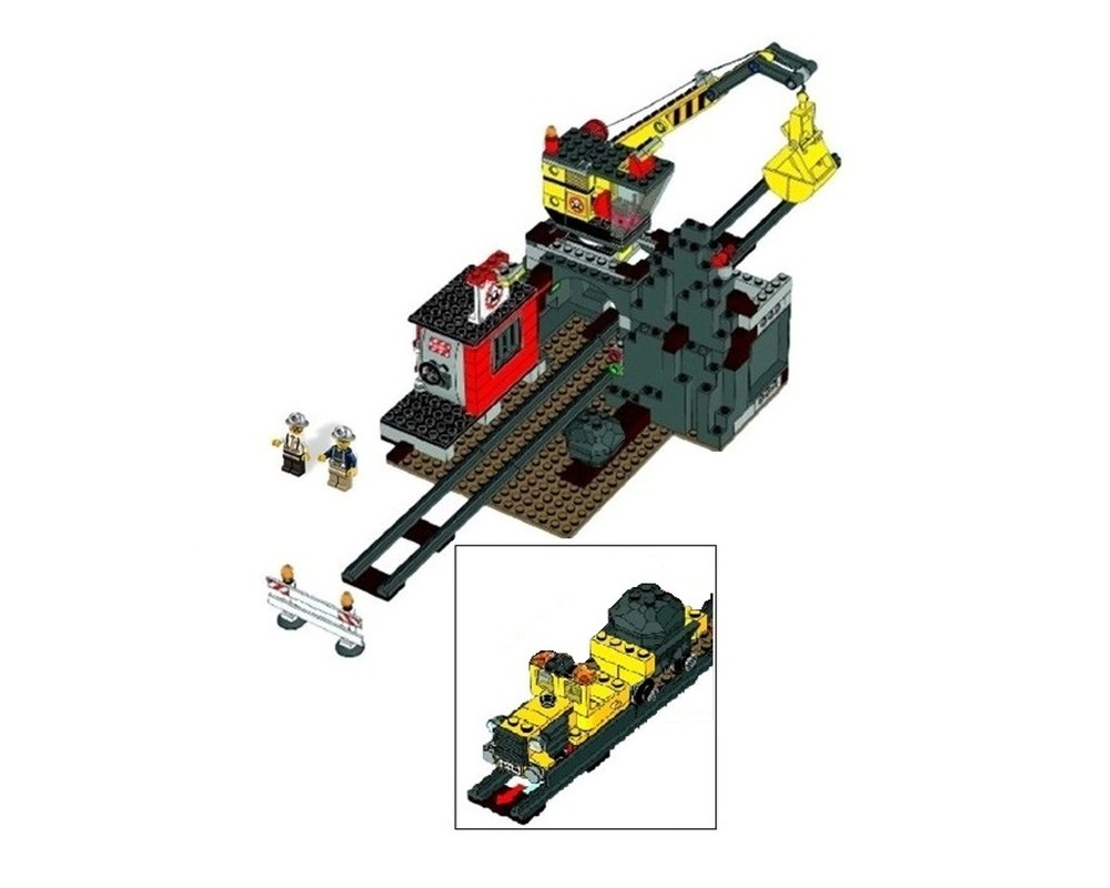 LEGO Set 4204-1-s4 Rail Siding & Gold Safe (2012 City > Construction ...