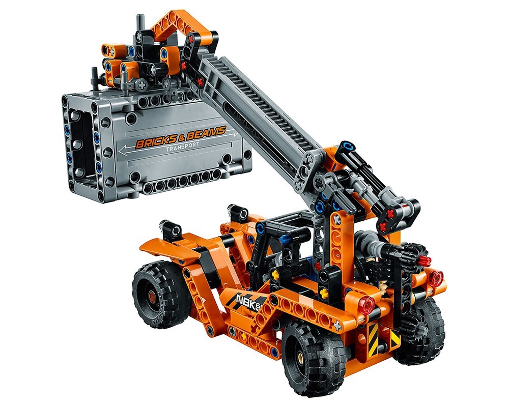 LEGO Set 42062-1-s2 Container Telehandler (2017 Technic) | Rebrickable ...