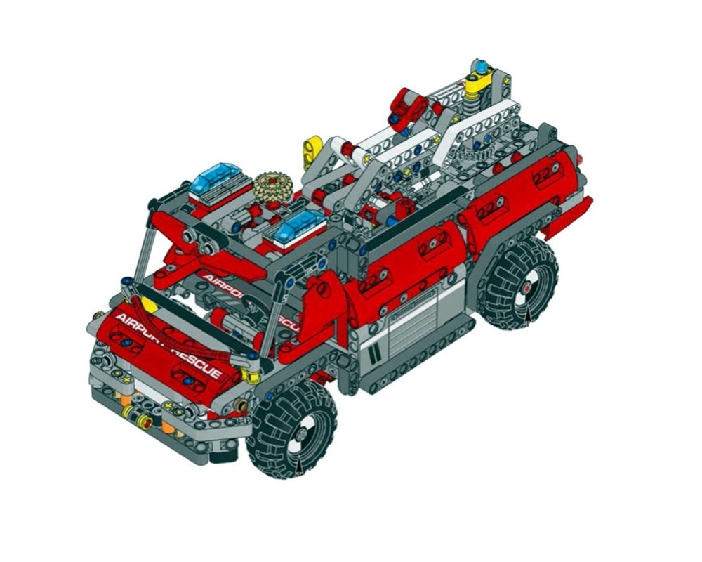 LEGO Set 42068-1-b1-s1 Fire Rescue Vehicle (2017 Technic) | Rebrickable ...