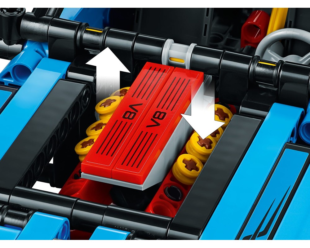 LEGO Set 42098-1 Car Transporter (2019 Technic) | Rebrickable - Build ...