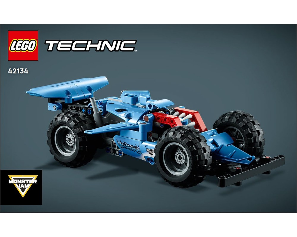LEGO Set 42134 1 b1 Low Racer 2022 Technic Rebrickable Build With