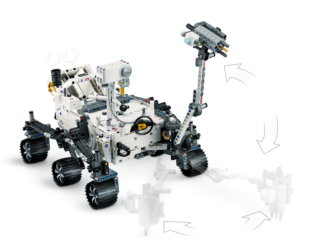 LEGO Set 42158-1 NASA Mars Rover Perseverance (2023 Technic ...