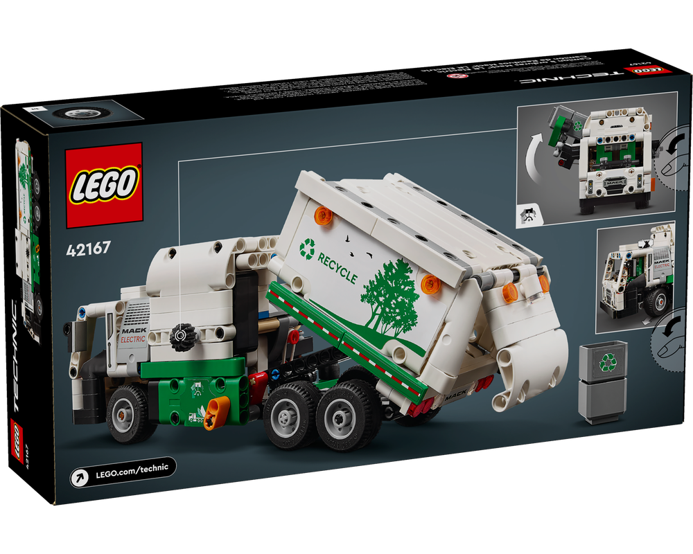 LEGO Set 42167-1 Mack LR Electric Garbage Truck (2024 Technic ...