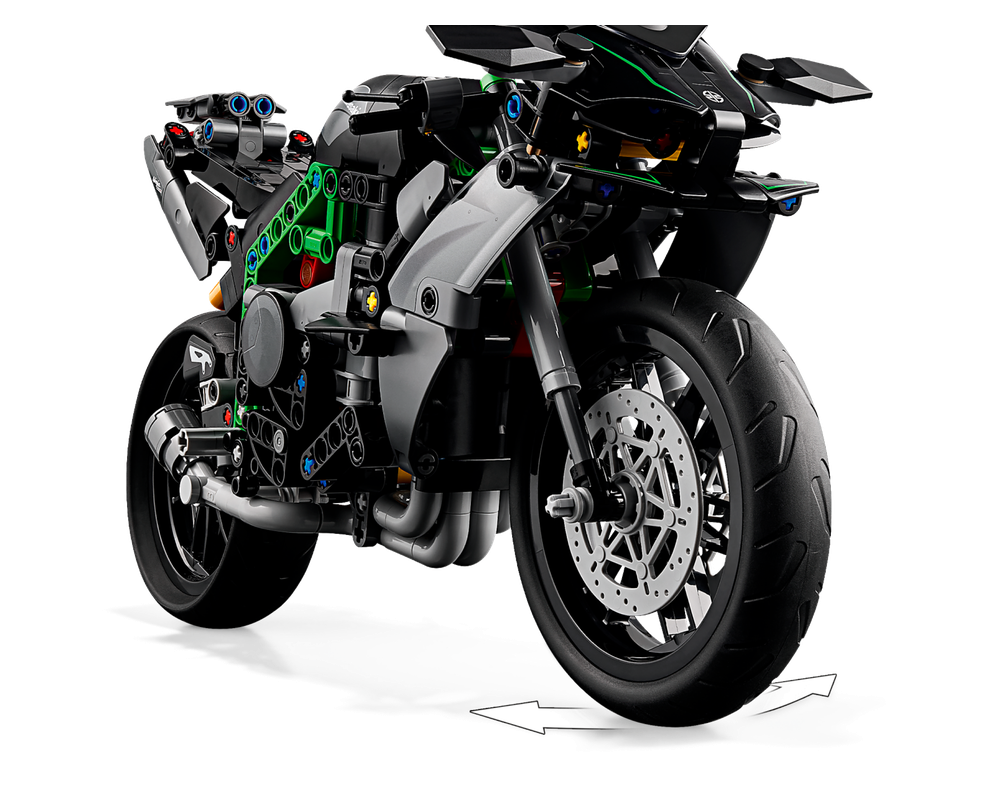 LEGO Set 42170-1 Kawasaki Ninja H2 Motorcycle (2024 Technic ...