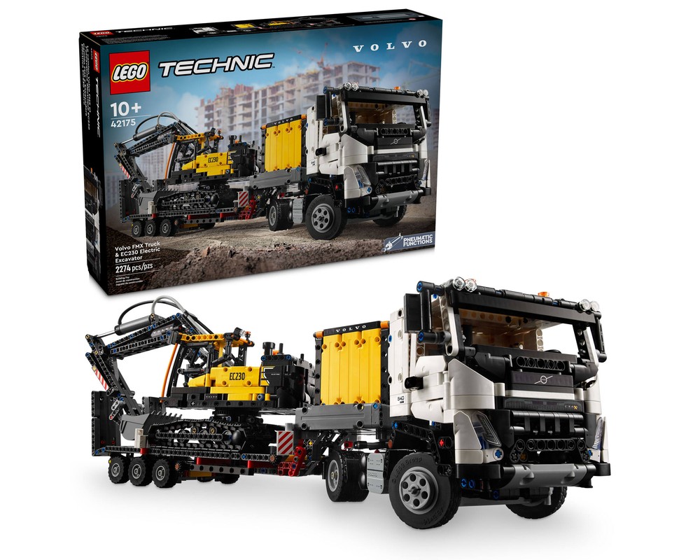 LEGO Set 42175-1 Volvo FMX Truck & EC230 Electric Excavator (2024 ...