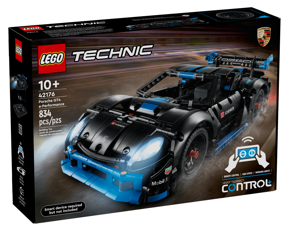 LEGO Set 42176-1 Porsche GT4 e-Performance (2024 Technic) | Rebrickable ...