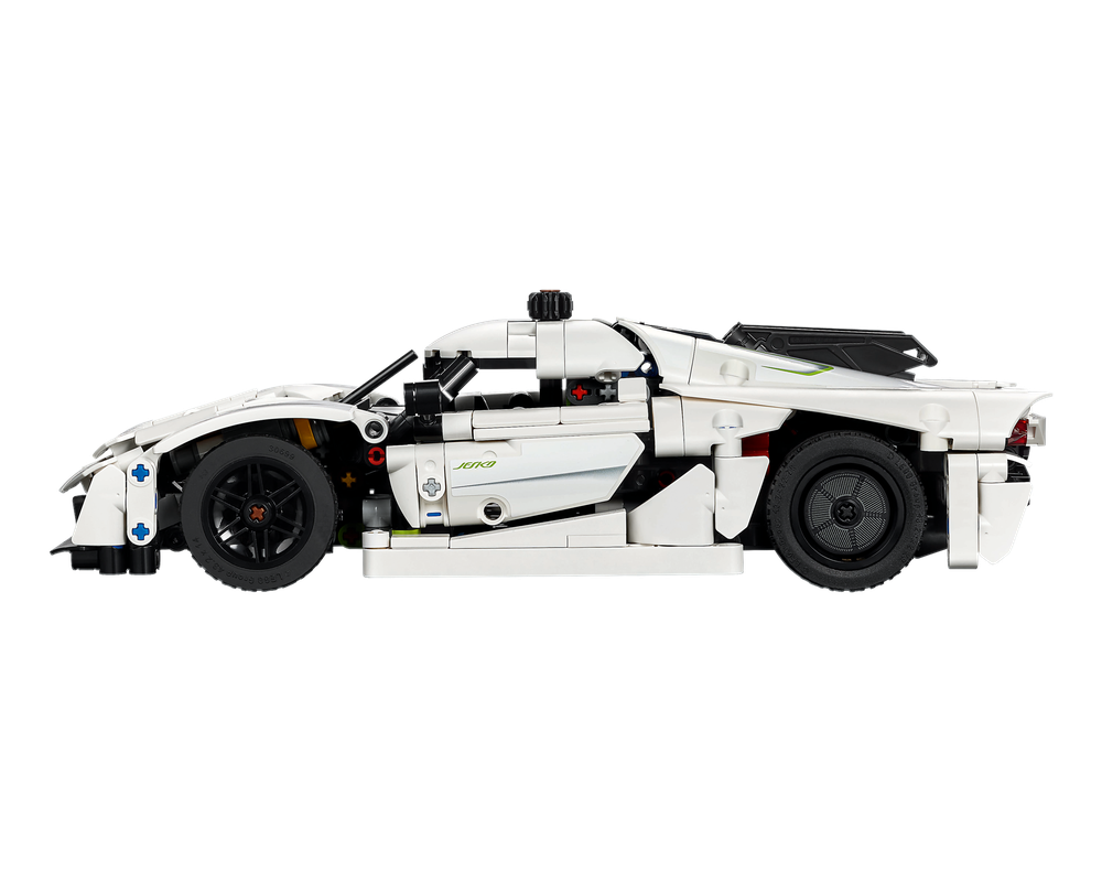 LEGO Set 42184-1 Koenigsegg Jesko Absolut White Hypercar (2024 Technic ...