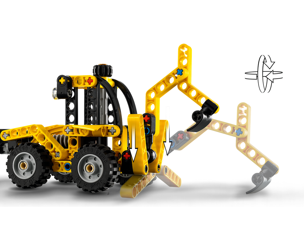 LEGO Set 42197-1 Backhoe Loader (2025 Technic) | Rebrickable - Build ...