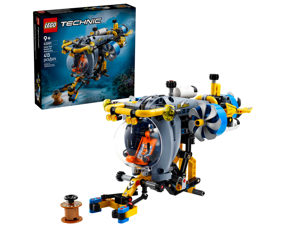LEGO Set 42201-1 Deep-Sea Research Submarine (2025 Technic ...