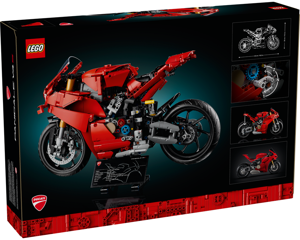 LEGO Set 42202-1 Ducati Panigale V4 S Motorcycle (2025 Technic ...