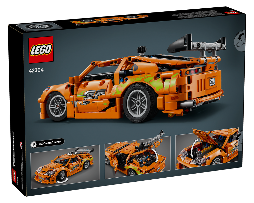 LEGO Set 42204-1 Fast and Furious Toyota Supra MK4 (2025 Technic ...