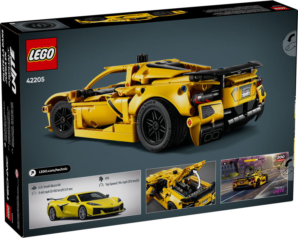 LEGO Set 42205-1 Chevrolet Corvette Stingray (2025 Technic ...
