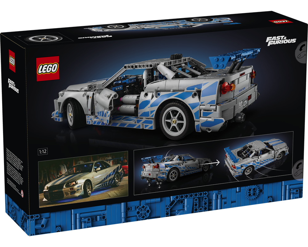 LEGO Set 42210-1 2 Fast 2 Furious Nissan Skyline GT-R (R34) Car (2025 ...