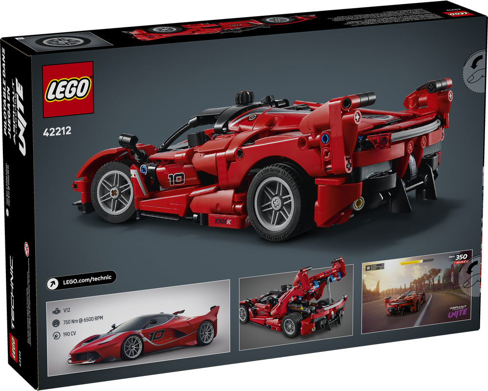 LEGO Set 42212-1 Ferrari FXX K (2025 Technic) | Rebrickable - Build ...
