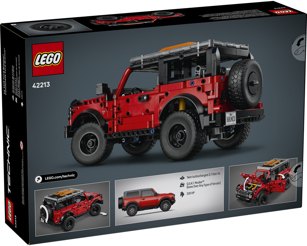LEGO Set 42213-1 Ford Bronco SUV (2025 Technic) | Rebrickable - Build ...