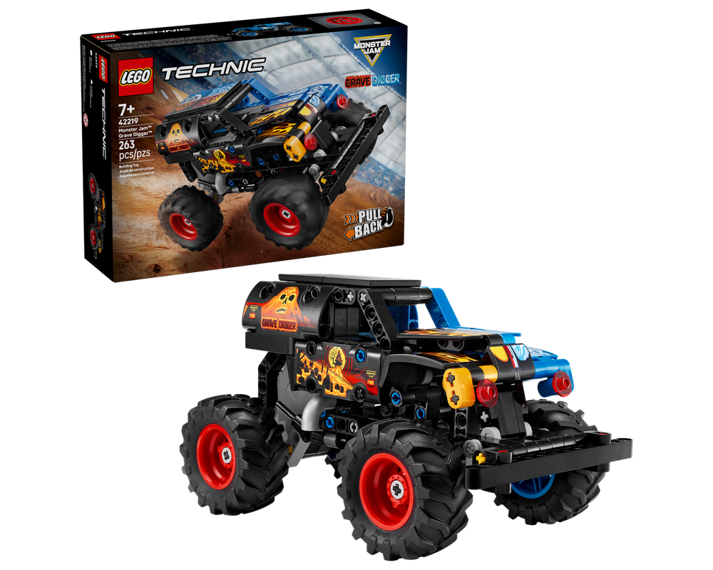 LEGO Set 42219-1 Monster Jam Grave Digger Fire and Ice (2026 Technic ...