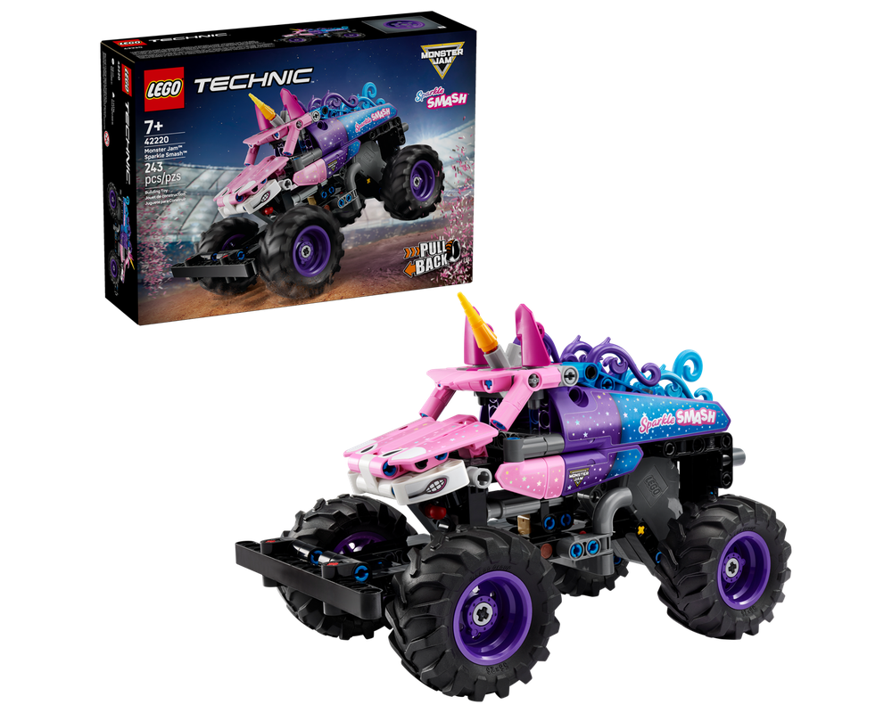 LEGO Set 42220-1 Monster Jam Sparkle Smash Pull-Back (2026 Technic ...
