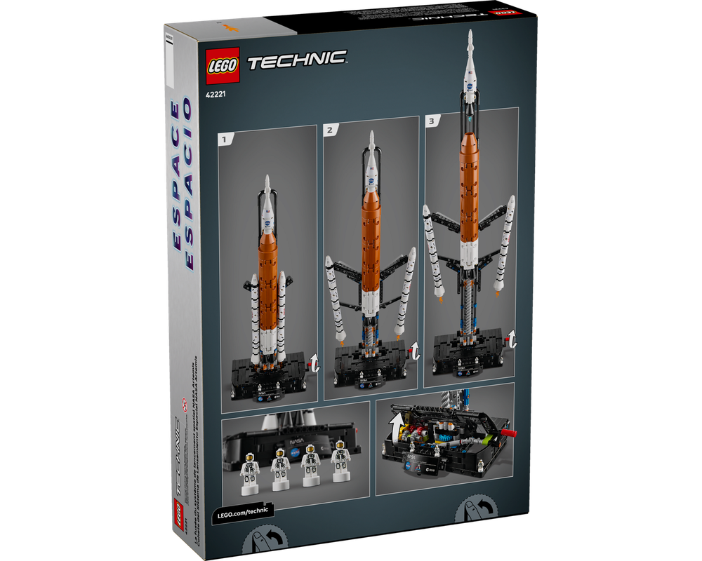 LEGO Set 42221-1 NASA Artemis Space Launch System Rocket (2026 Technic ...