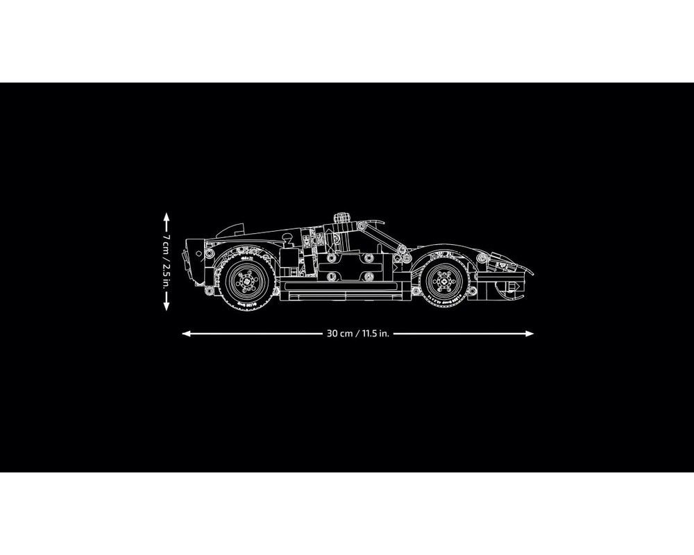 LEGO Set 42223-1 1966 Ford GT40 MKII Race Car (2026 Technic ...