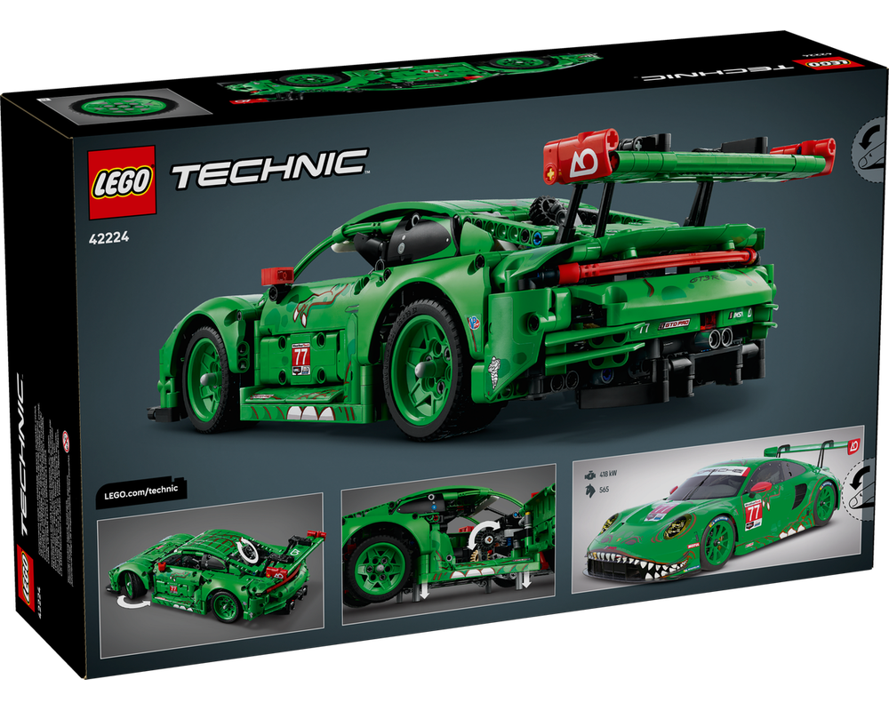 LEGO Set 42224-1 Porsche 911 GT3 R REXY AO Racing Car (2026 Technic ...