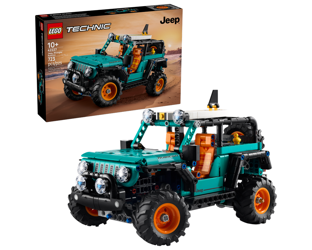 LEGO Set 42227-1 Jeep Wrangler Rubicon SUV (2026 Technic) | Rebrickable ...