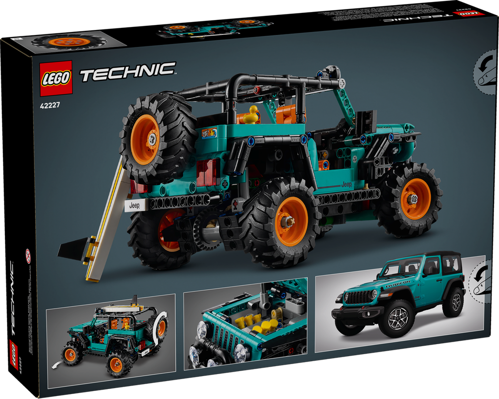 LEGO Set 42227-1 Jeep Wrangler Rubicon SUV (2026 Technic) | Rebrickable ...