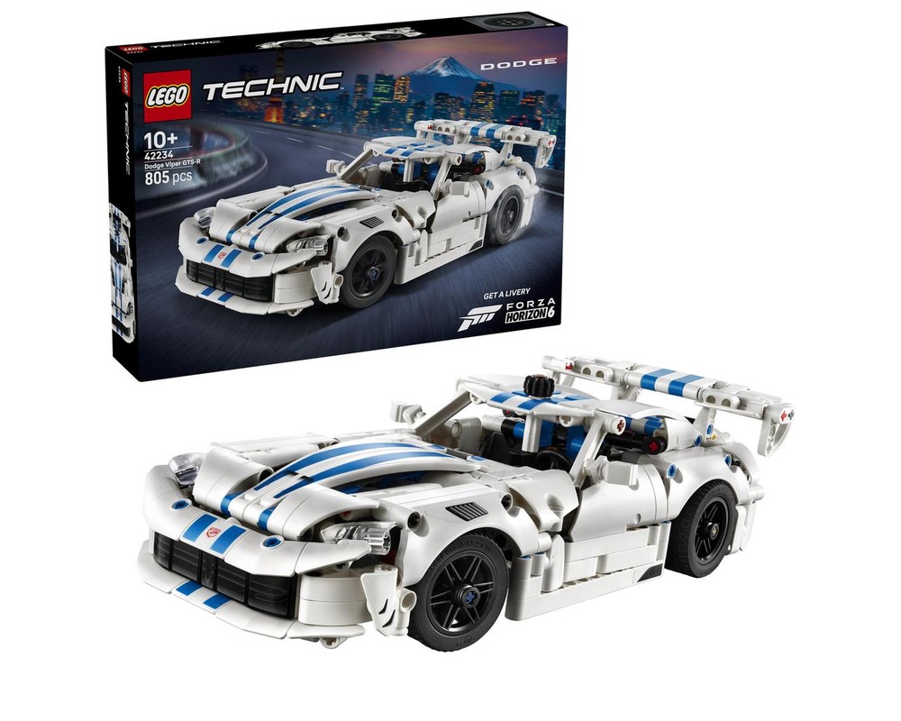 LEGO Set 42234-1 Dodge Viper GTS-R Sports Car (2026 Technic ...