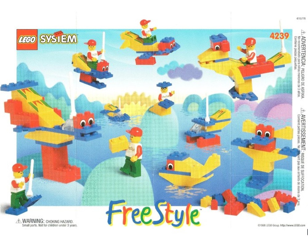 LEGO Set 4239-1 Freestyle Set (1998 Freestyle) | Rebrickable - Build ...
