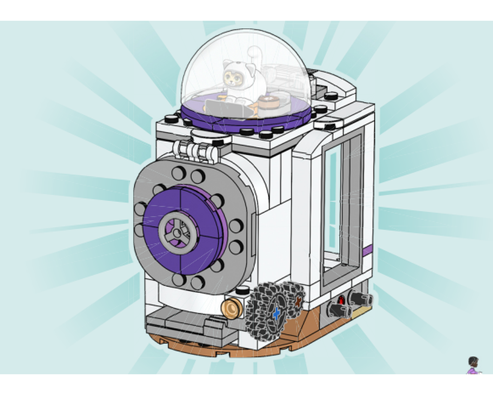 LEGO Set 42605-1-s2 Base Module - Airlock (2024 Friends) | Rebrickable ...