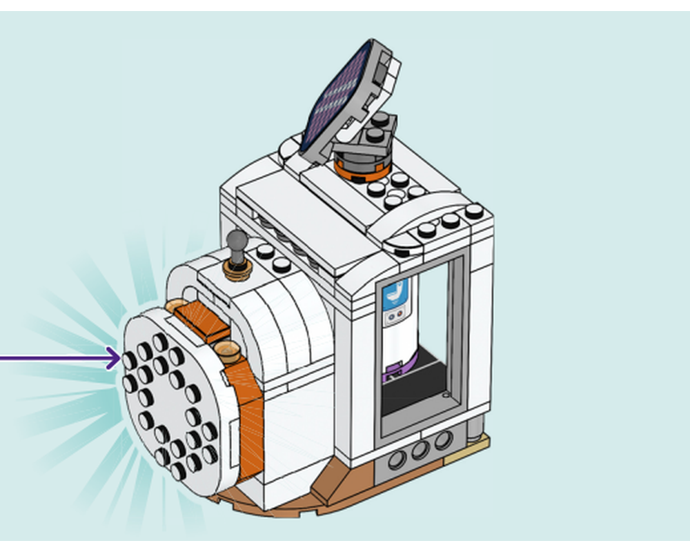 LEGO Set 42605-1-s4 Base Module - Toilet (2024 Friends) | Rebrickable ...
