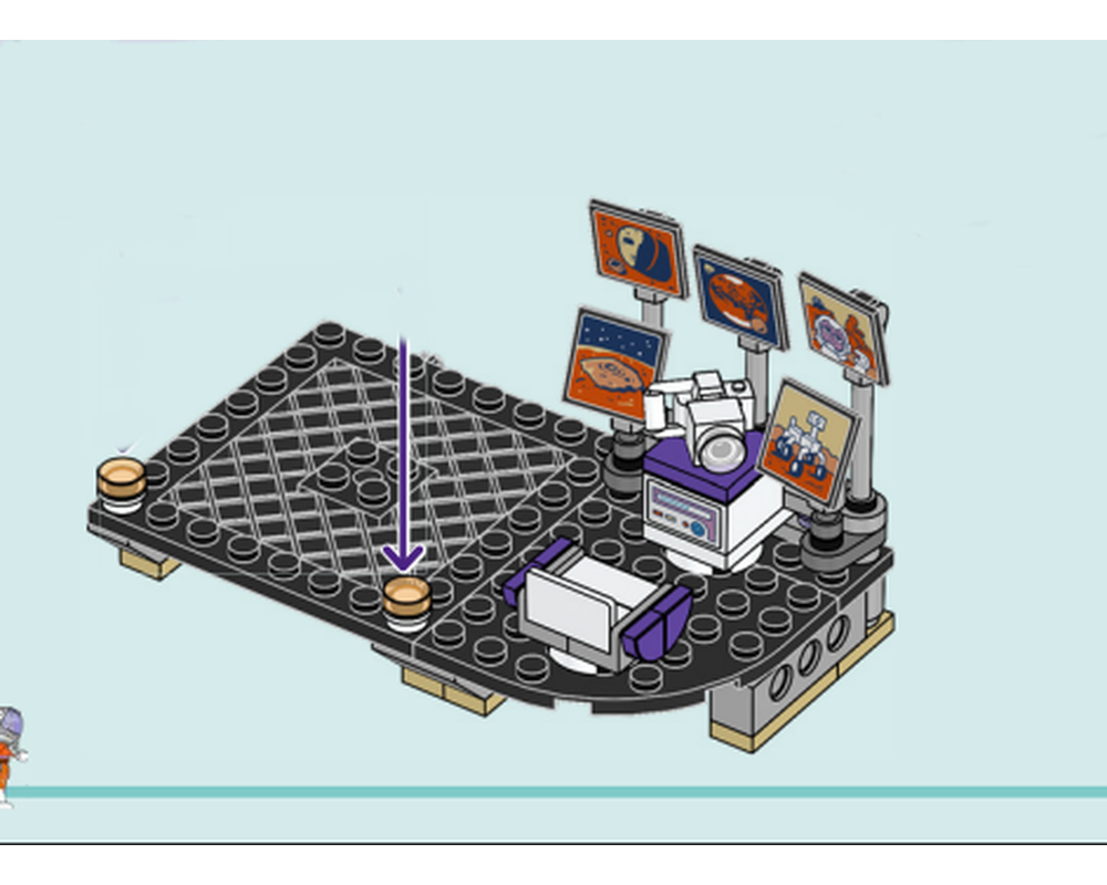 LEGO Set 42605-1-s6 Platform (2024 Friends) | Rebrickable - Build with LEGO