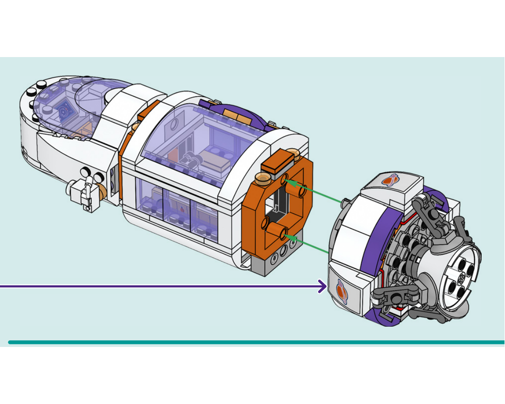 LEGO Set 42605-1-s8 Rocket (2024 Friends) | Rebrickable - Build with LEGO